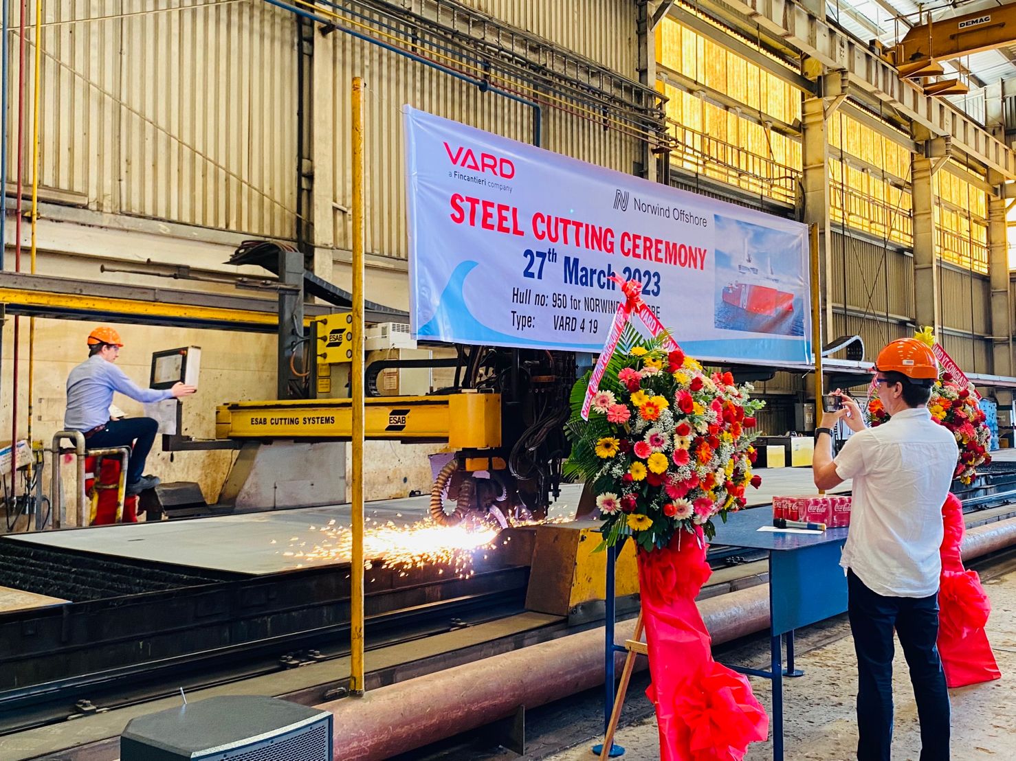 First Steel Cut for Norwind Offshore’s Second CSOV - World-Energy